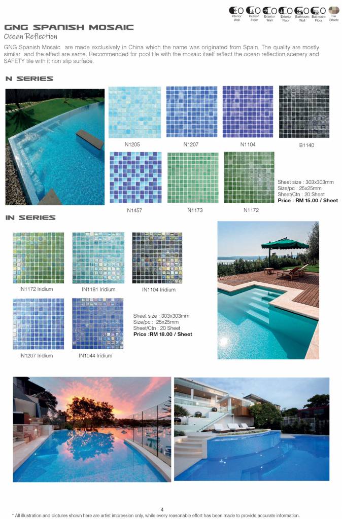 GNG Spanish Mosaic | Terracotta Tile & GNG Tile Malaysia