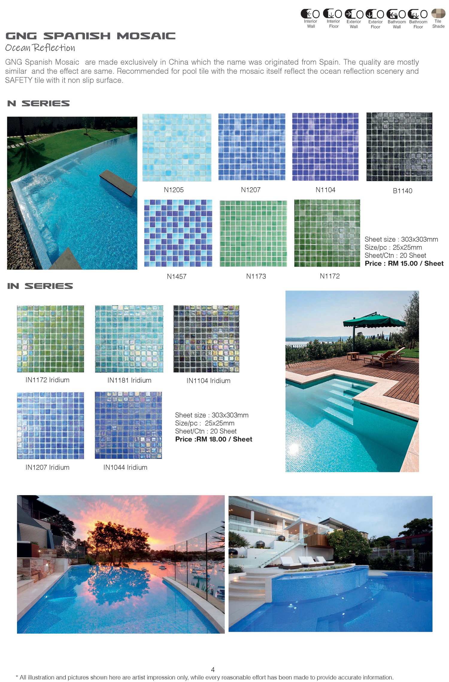 GNG Spanish Mosaic | Terracotta Tile & GNG Tile Malaysia